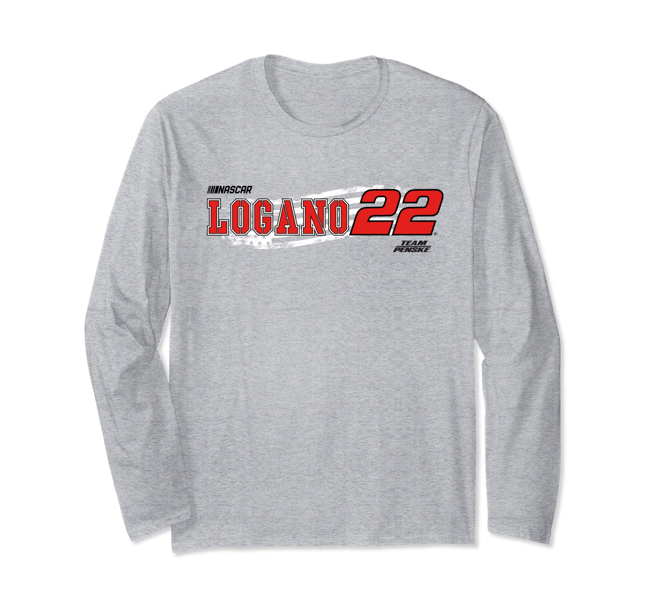 NASCAR - Joey Logano - Waving Flag Long Sleeve T-Shirt
