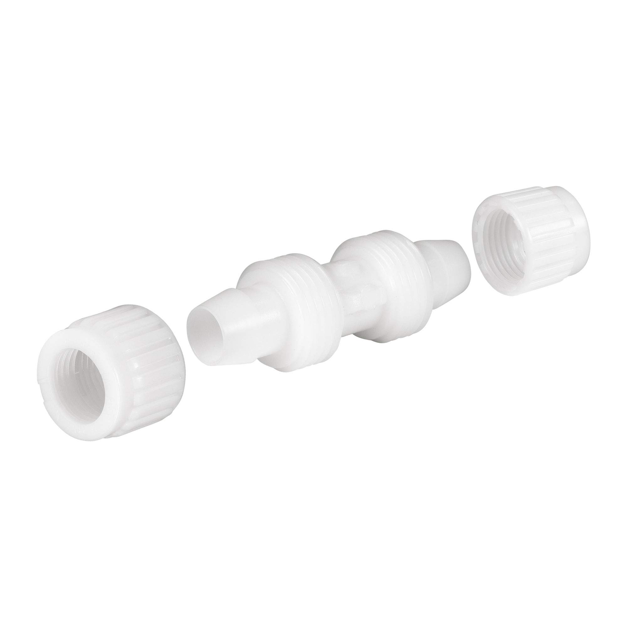 RecPro RV Plumbing Hardware | 06840 | 0.5" Compression to Compression Coupler | Pex Pipe/Tubing Fittings (2 Fittings)