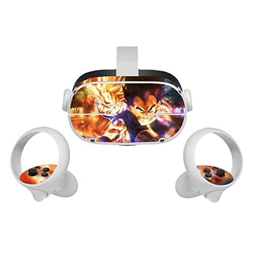 The Super Saiyan God Anime Oculus Quest 2 Skin VR 2 Skins Headsets and Controllers Sticker Protective Decal Accessories