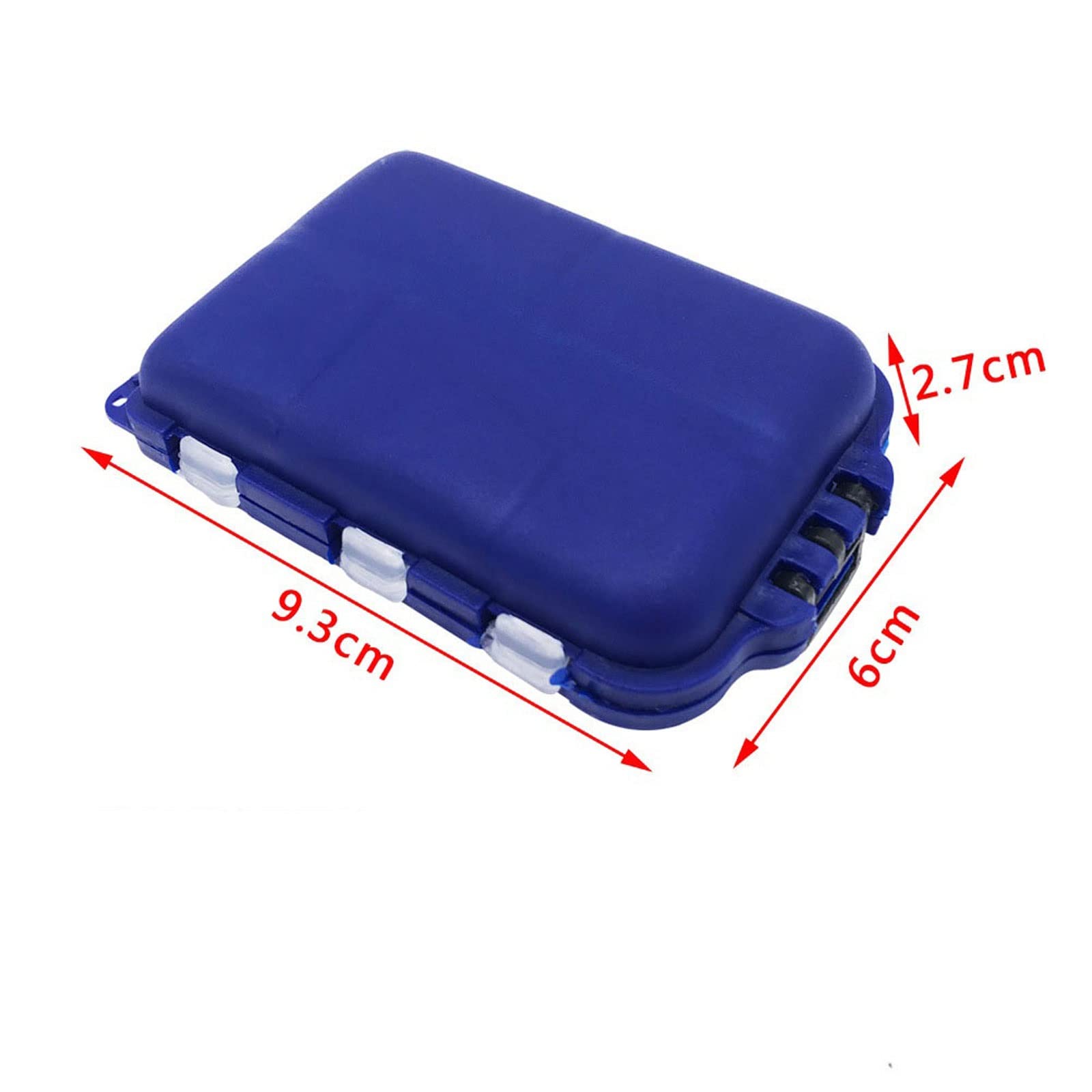 RORUN Portable Tool Box Compartments Fishing Lure Boxes Bait Case Trays Hooks Organizer for Fishing Tackle Storage Tool Box Accessory