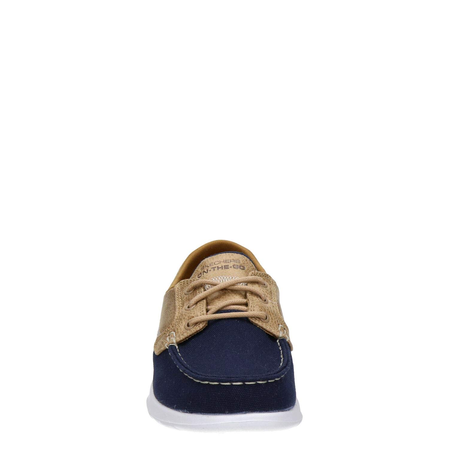 Skechers Women's Go Walk Lite-15430 Boat Shoe,navy,6 M US