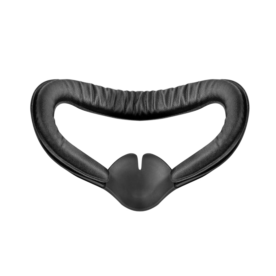 Rebuff Reality VR Facial Vent Soft Interface Bracket & Anti-Leakage Light PU Leather Foam Face Cover Replacement Pad Custom Comfort Accessories 6-Piece Set for Oculus Quest 2 (Black,6-in-1)