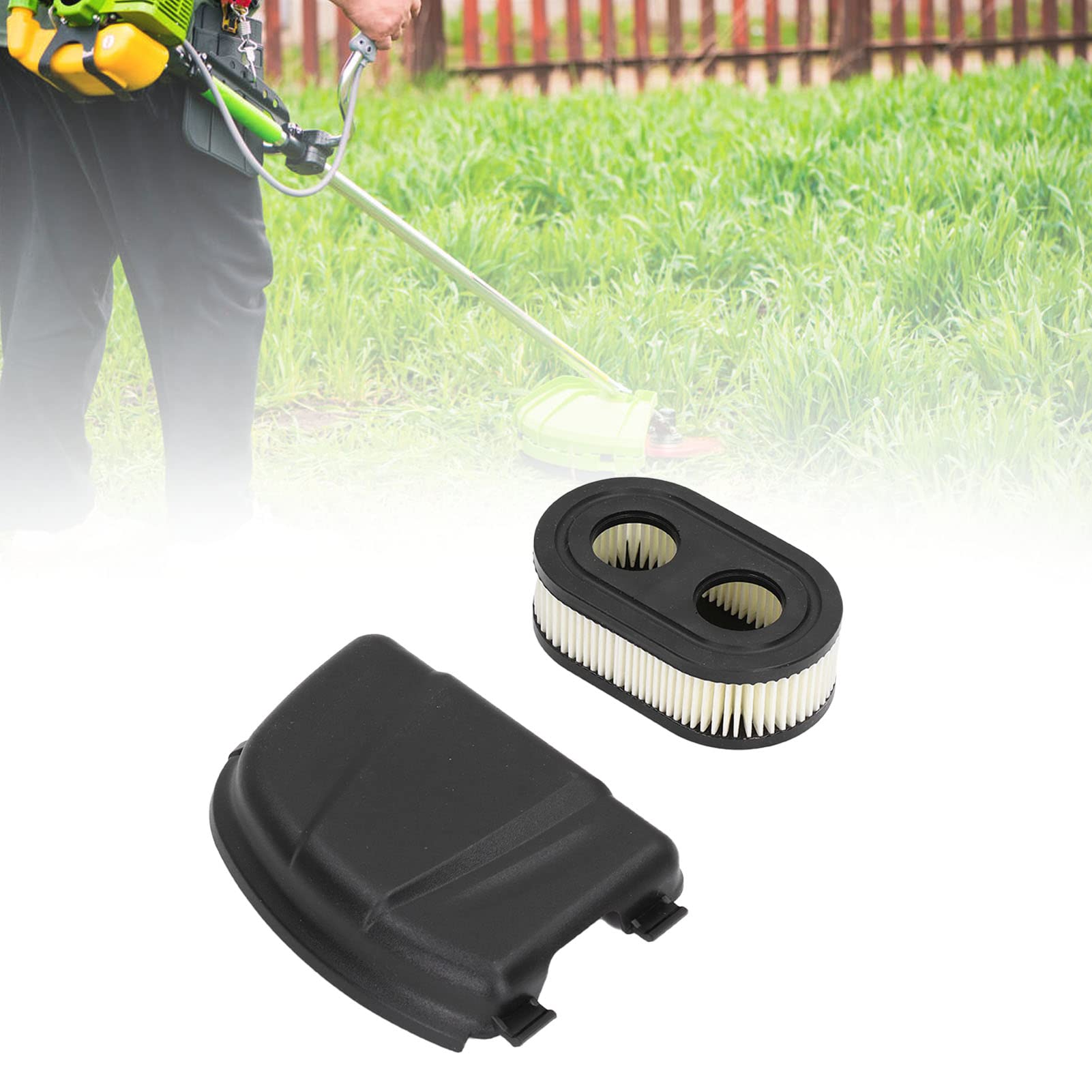 Yosoo Air Filter Trimmers 798452 Cover for 590548 Lawn Parts Set Accessories Plastic Air Filter Part Number Lawn Mower Air Filter Covers