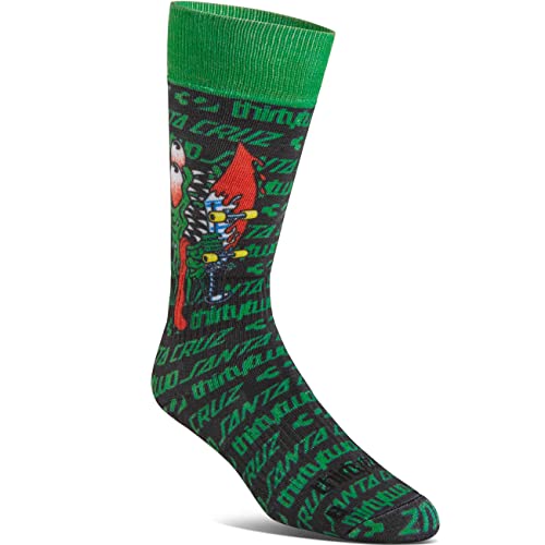ThirtyTwo Mens Santa Cruz Snow Sport Sock - Green | Large/X-Large
