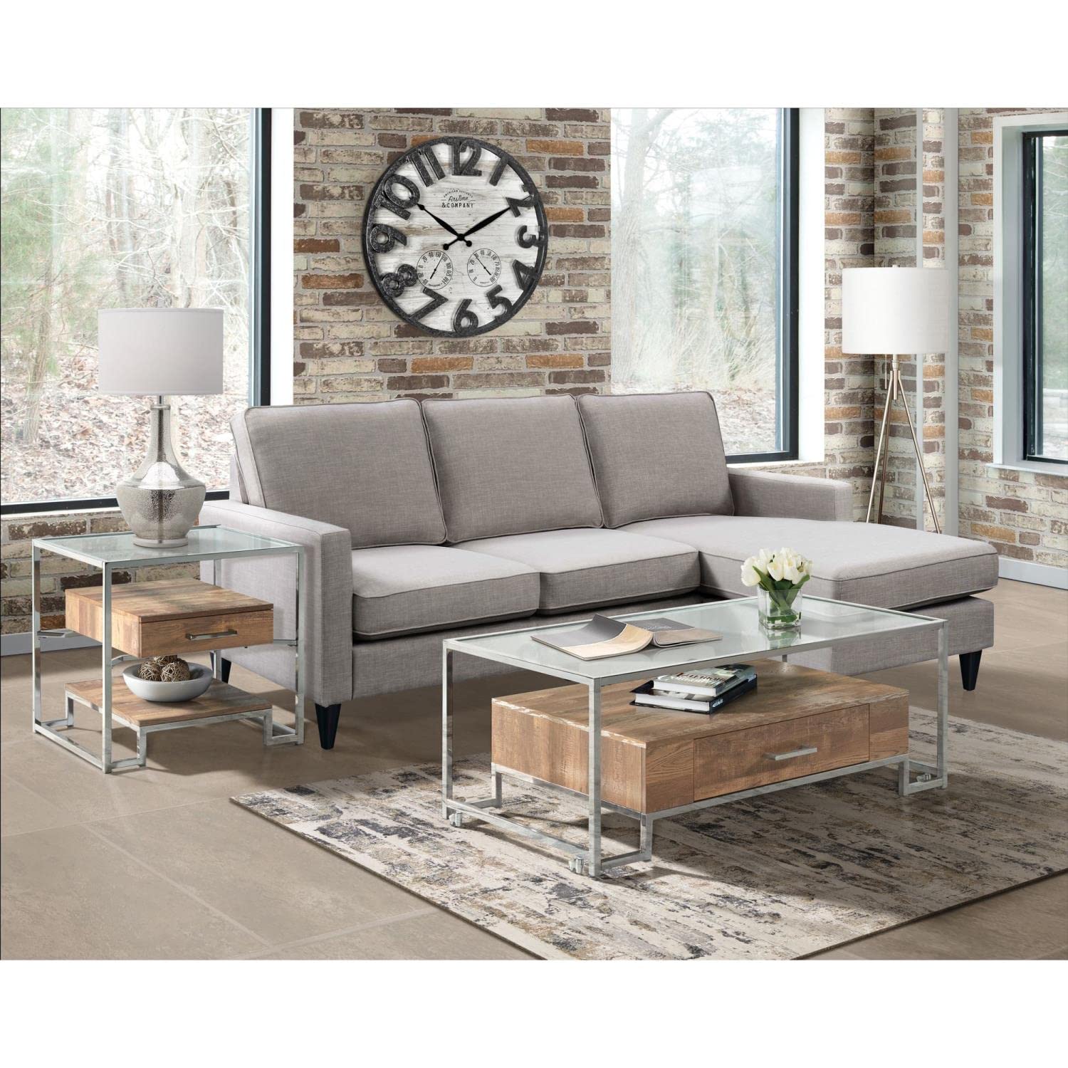 Picket House Furnishings Hampton Square Storage End Table