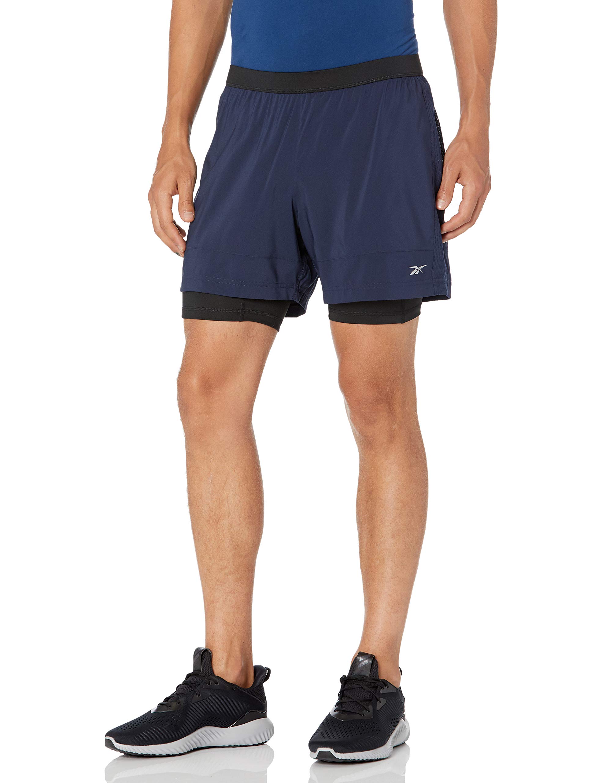 Reebok Running 2-1 Short, Vector Navy, L
