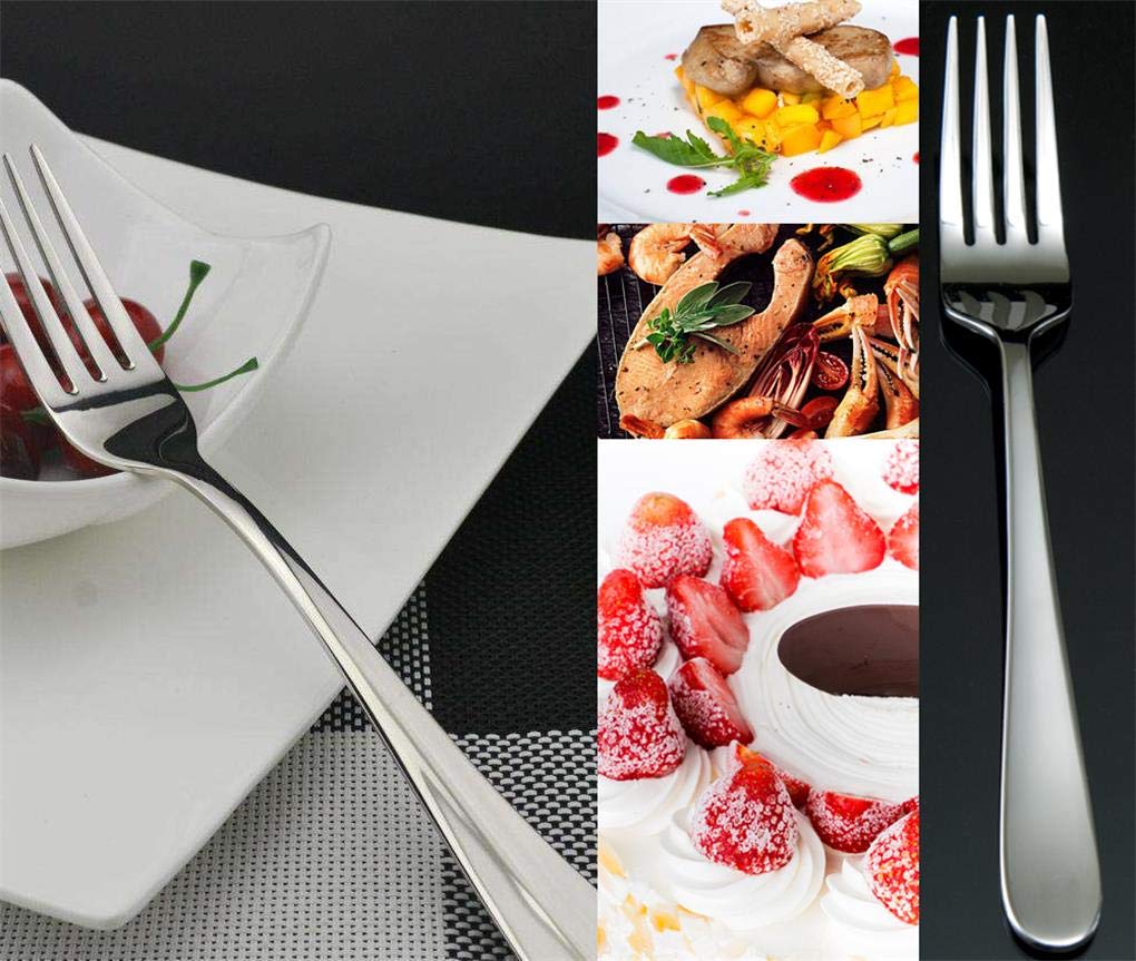 Stainless Steel Dinner Fork 7.3 Inch (8 Pcs)