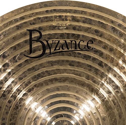 Meinl Cymbals Byzance 13" Dark Spectrum Hihats, Pair β Made in Turkey β Hand Hammered B20 Bronze, 2-Year Warranty, B13SH