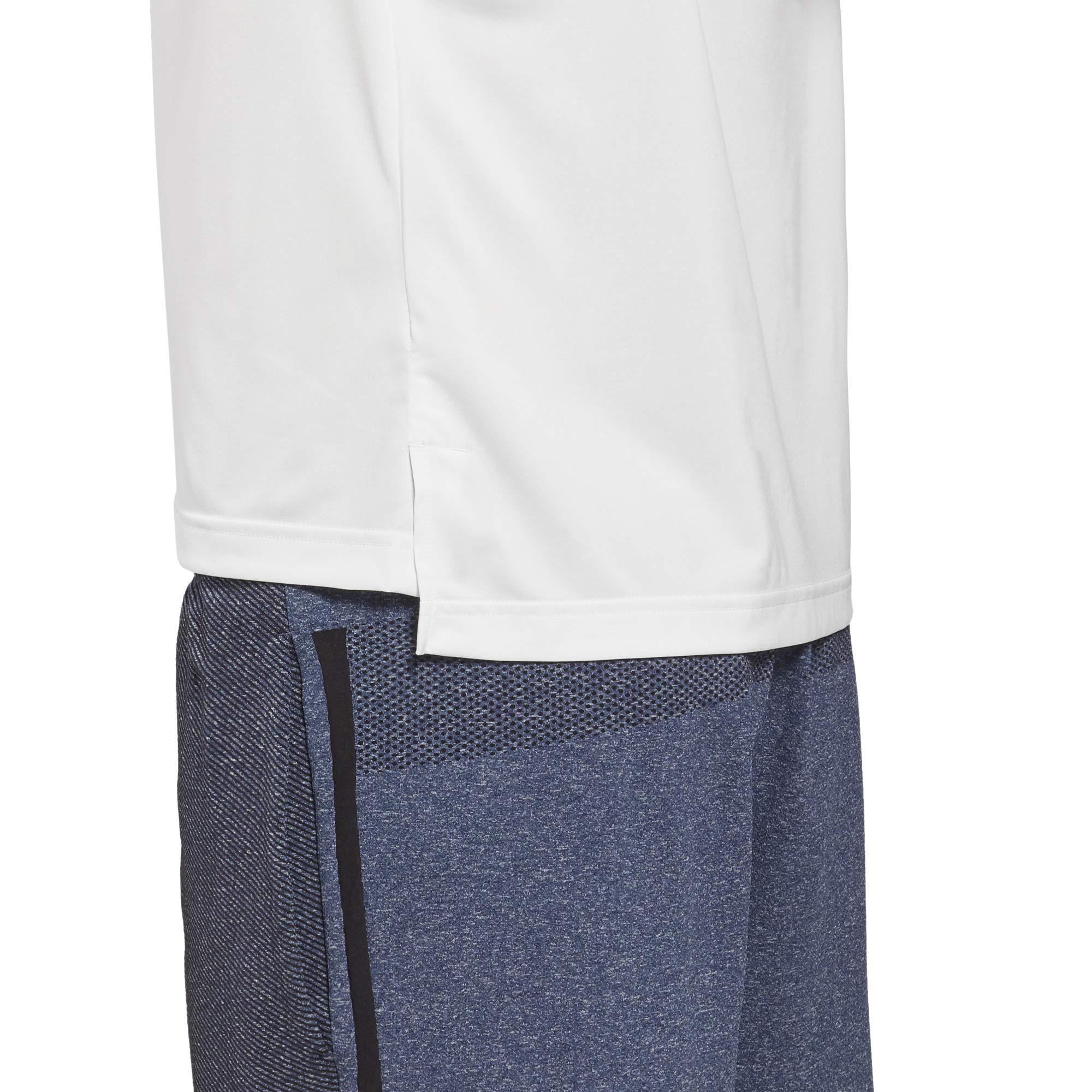 Reebok United by Fitness Perforated Short Sleeve Tee, True Grey, M