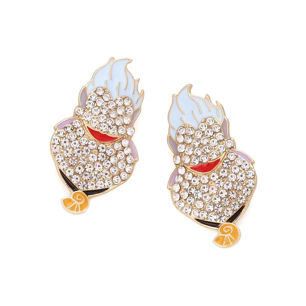 Ursala Earrings for Women, Girls, Stainless Steel, No Gemstone