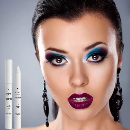 ROPALIA Highlighter Makeup White Eyeliner Eye Brightener Stick Highlighter Eyebrow Concealer Pencil Crayon Makeup Creamy Matte Brow Shaper Definer, Shimmer for Highlighting Inner Corner (#01) 1