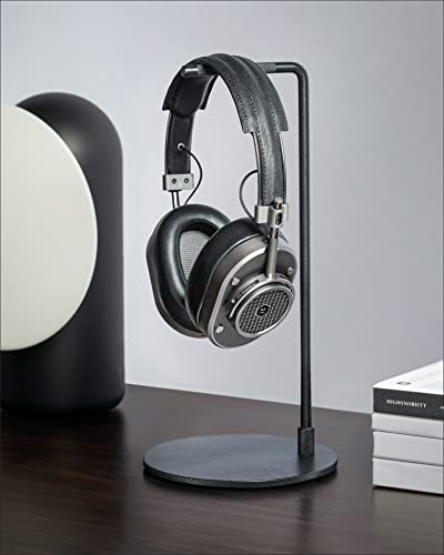 MASTER & DYNAMIC MH40 Over-Ear Wireless Headphones Gen II, Gunmetal/Black Coated Canvas/Black Leather
