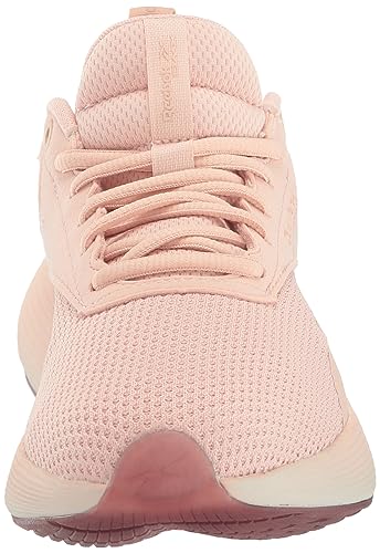Reebok Womens Dmx Comfort + Slip-on Sneaker, Possibly Pink/Chalk/Sedona Rose, 7 US