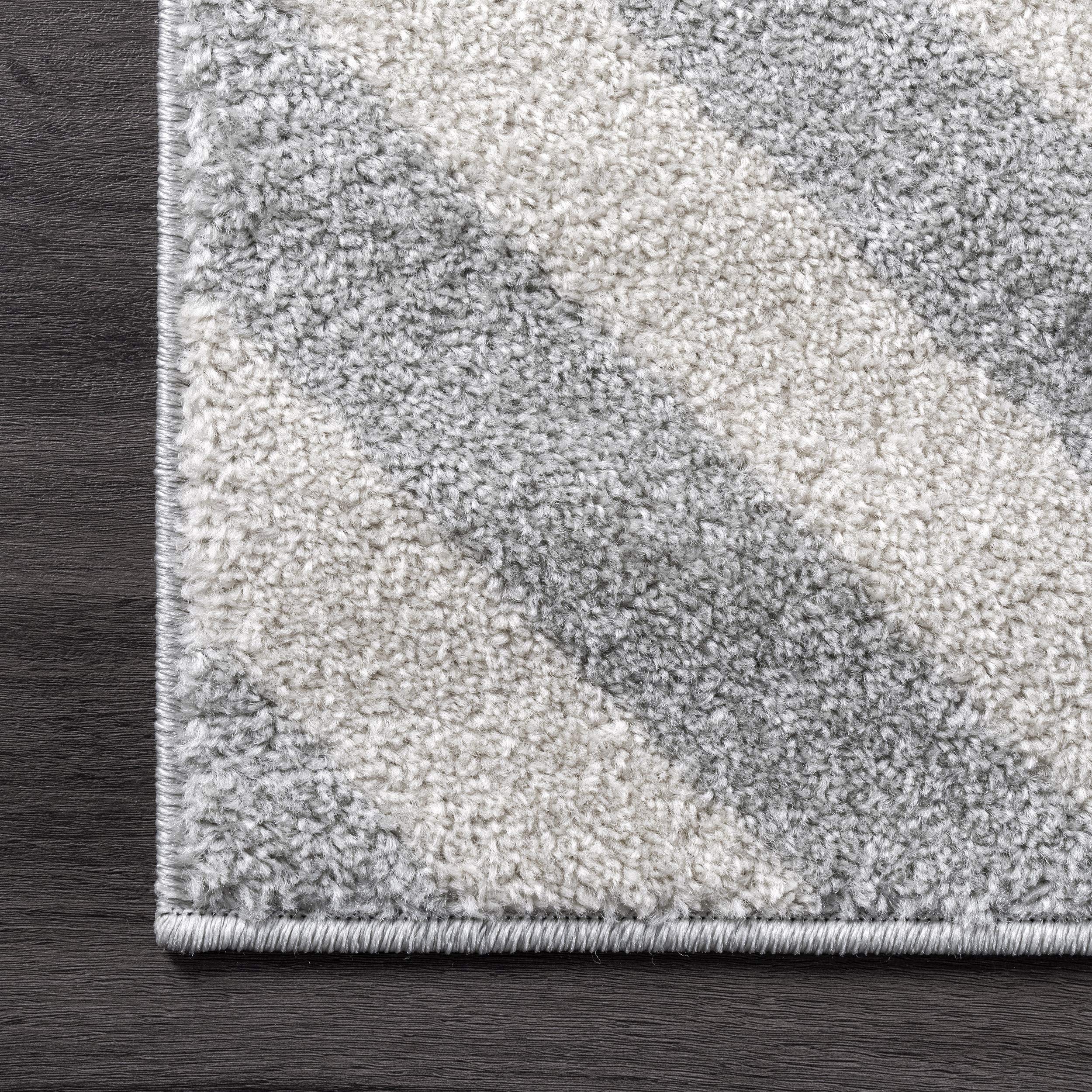 nuLOOM Zadie Geometric Accent Rug, 3x5, Light Grey