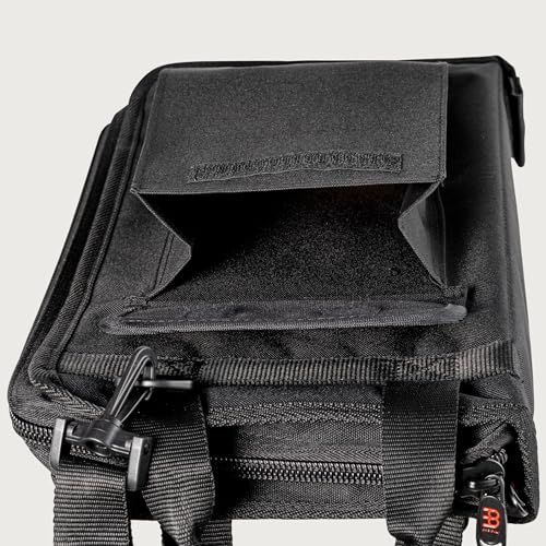 Meinl Percussion Drum Stick Bag with Extra Outside Pocket and Floor Tom Hooks β for Mallets, Brushes and Accessories, Black, Standard (MSB-1)