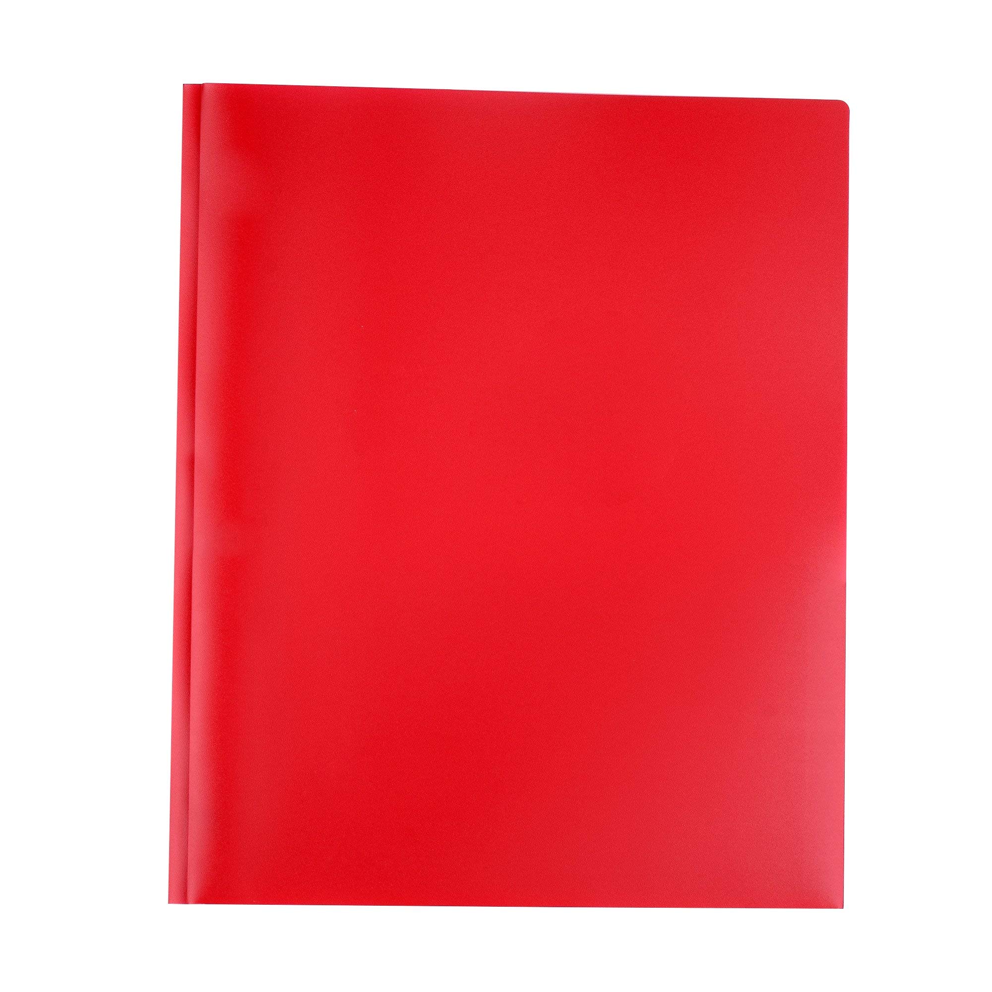 Pen + Gear, Poly Folder with 3 Prongs and 2 Pockets, Durable, Red