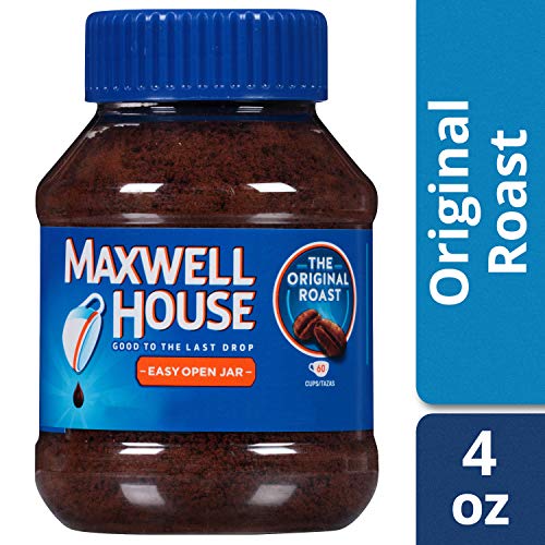 Maxwell House Original Medium Roast Instant Coffee (4 oz Canister)