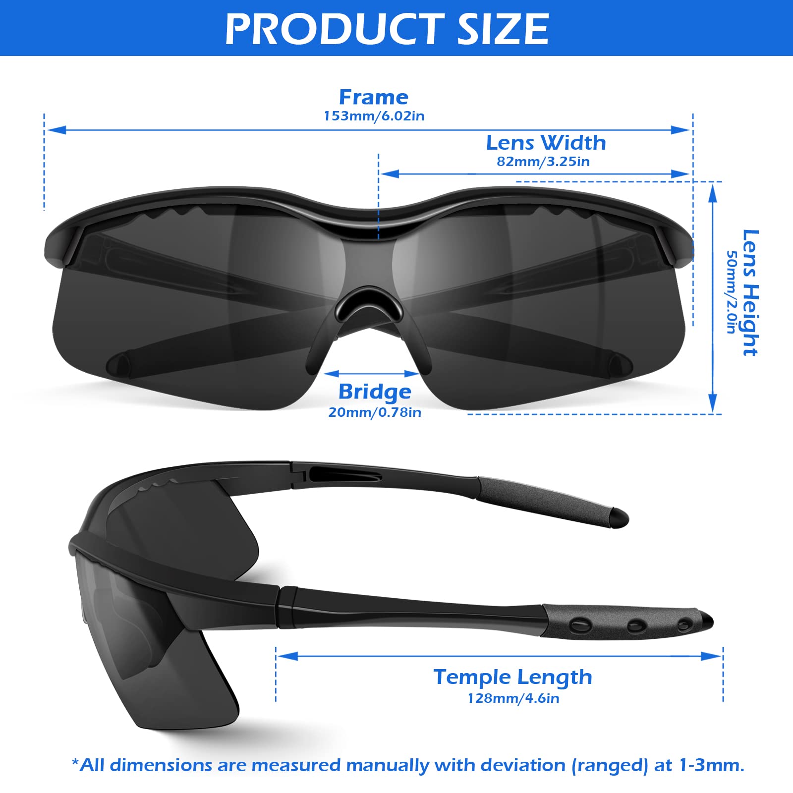 OXG 12 Pack Anti Fog Tinted Safety Glasses for Men, ANSI Z87.1 Safety Goggles Impact Scratch Resistant Eye Protection for Shooting, Work, Construction