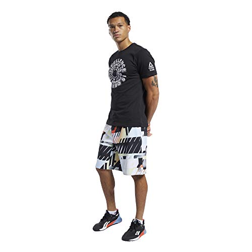 Reebok CrossFit Epic Cord lock- Amrap Shorts, Vivid Orange, 32"