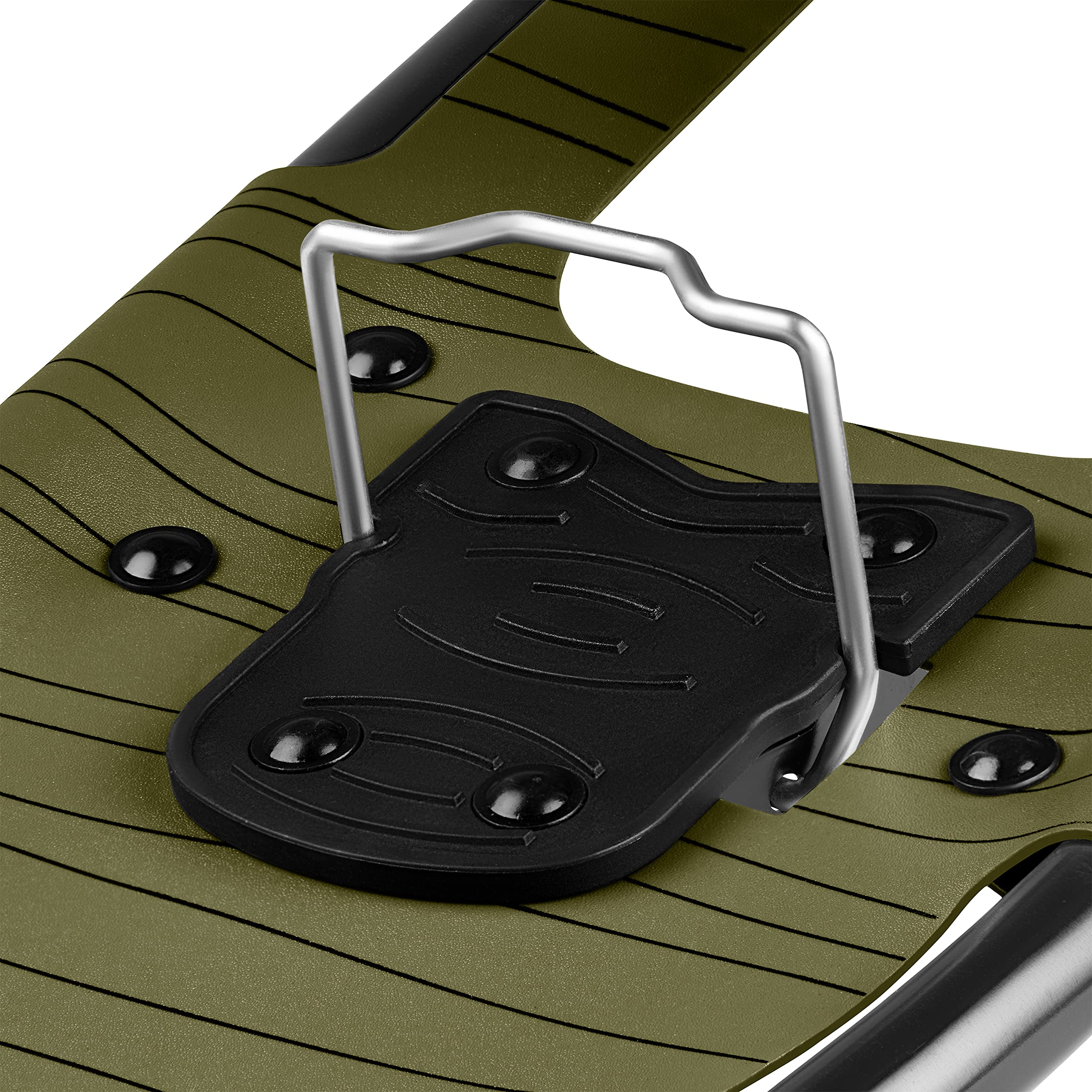 Retrospec Drifter Snowshoe for Men & Women - Aluminum Frames & a Double-Rachet Binding System - Lightweight All Terrain Snow Shoes with Heel Lifters & Pivot System - 21" Olive