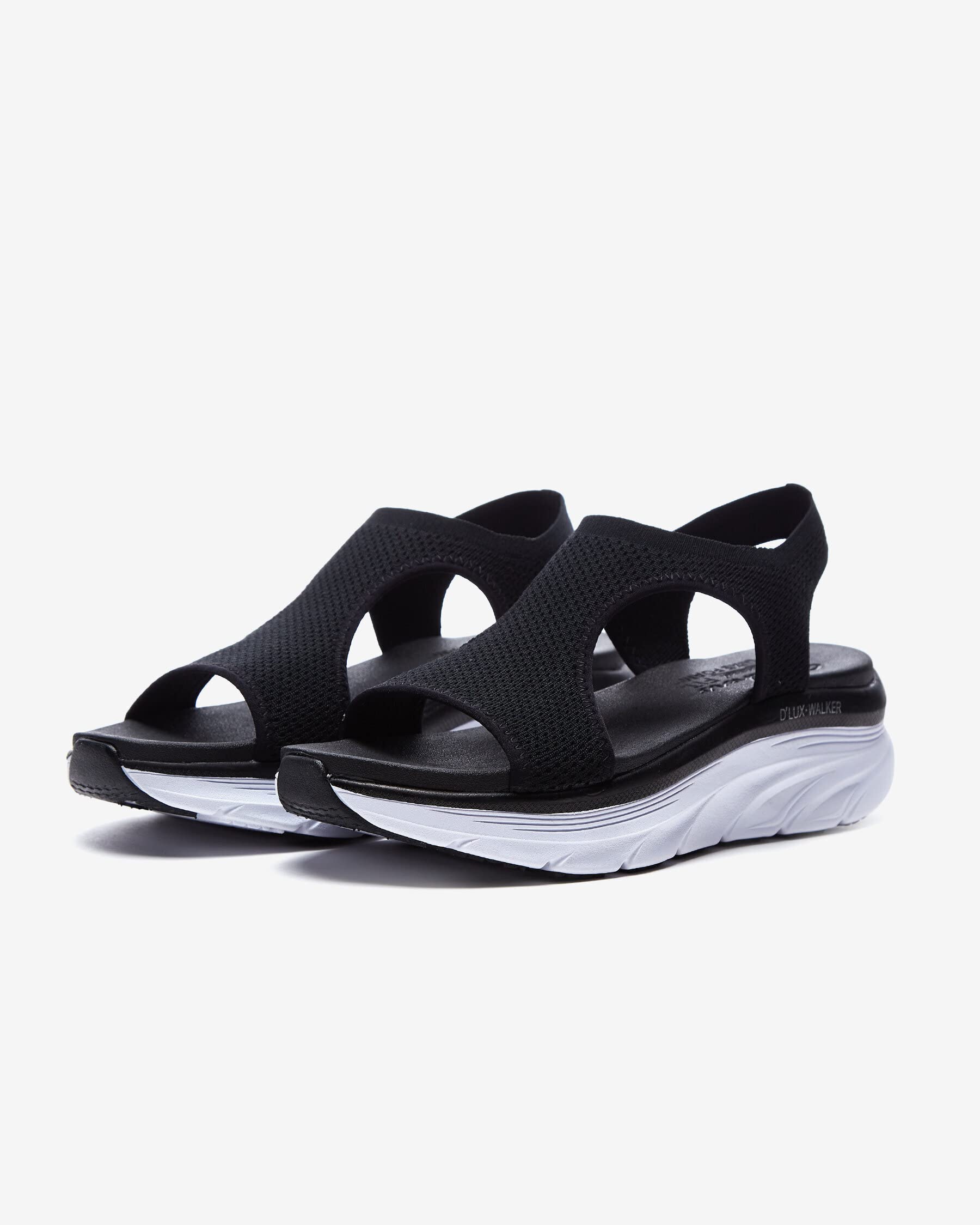 Skechers Women's Sporty Sandal Sport, Black, 10