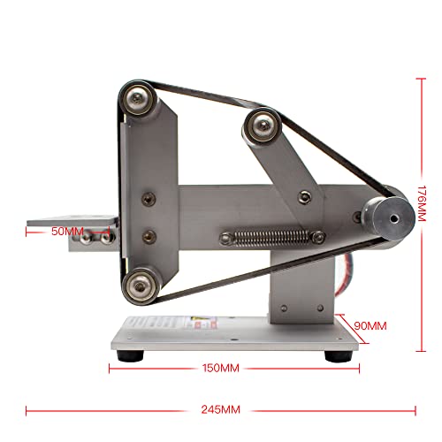 Mini Belt Sander 360W Electric Polishing Grinding Belt Machine 30x533MM Micro Knife Sharpener DIY Bench Sanding Machine 4800RPM