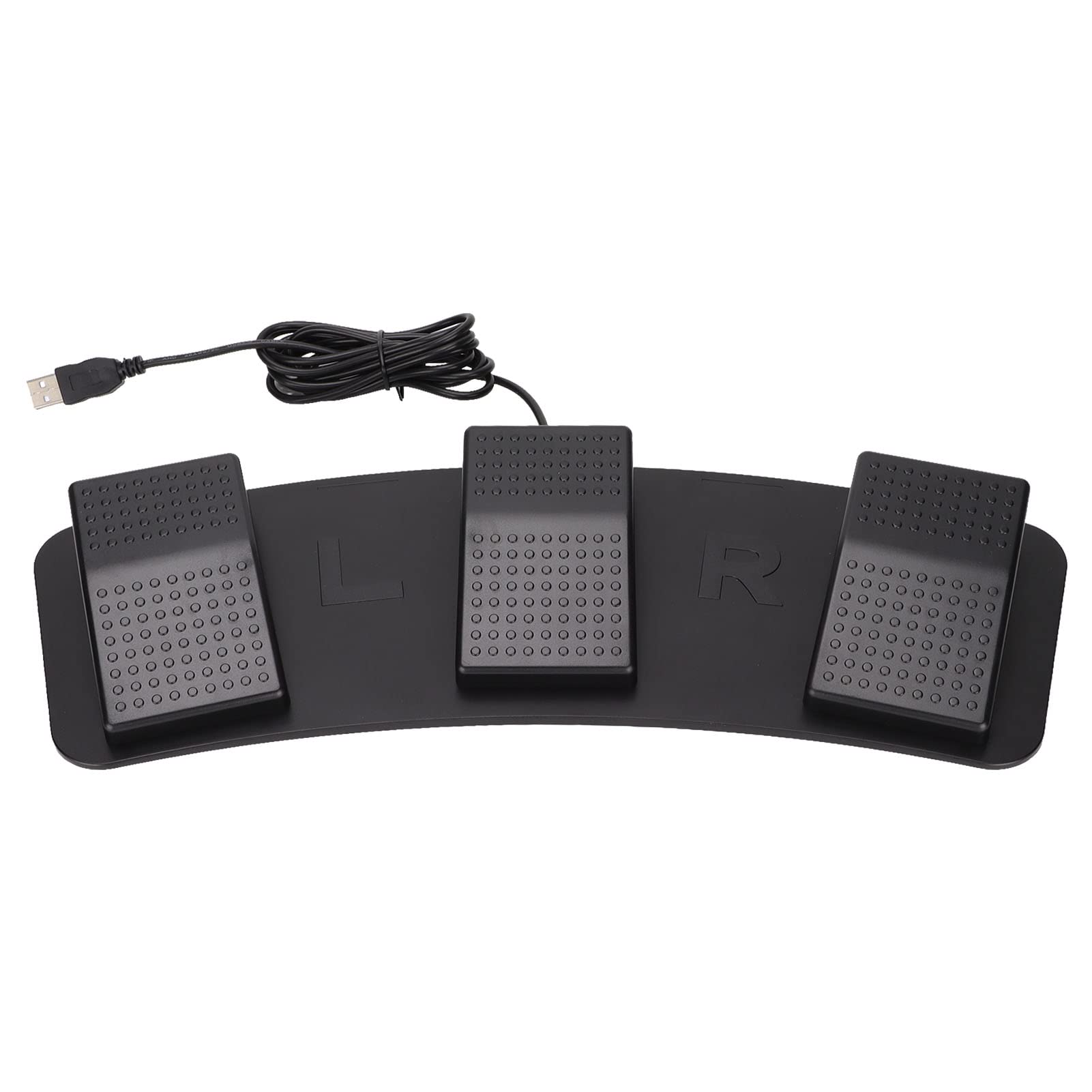 USB Triple Foot Pedal Optical Switch Control,Multifunctional Ergonomic Triple Foot Switch Pedal for Playing Games Factory Testing Computer Keyboard Mouse Game Action HID(FS23_PM (Mechanical Switch))