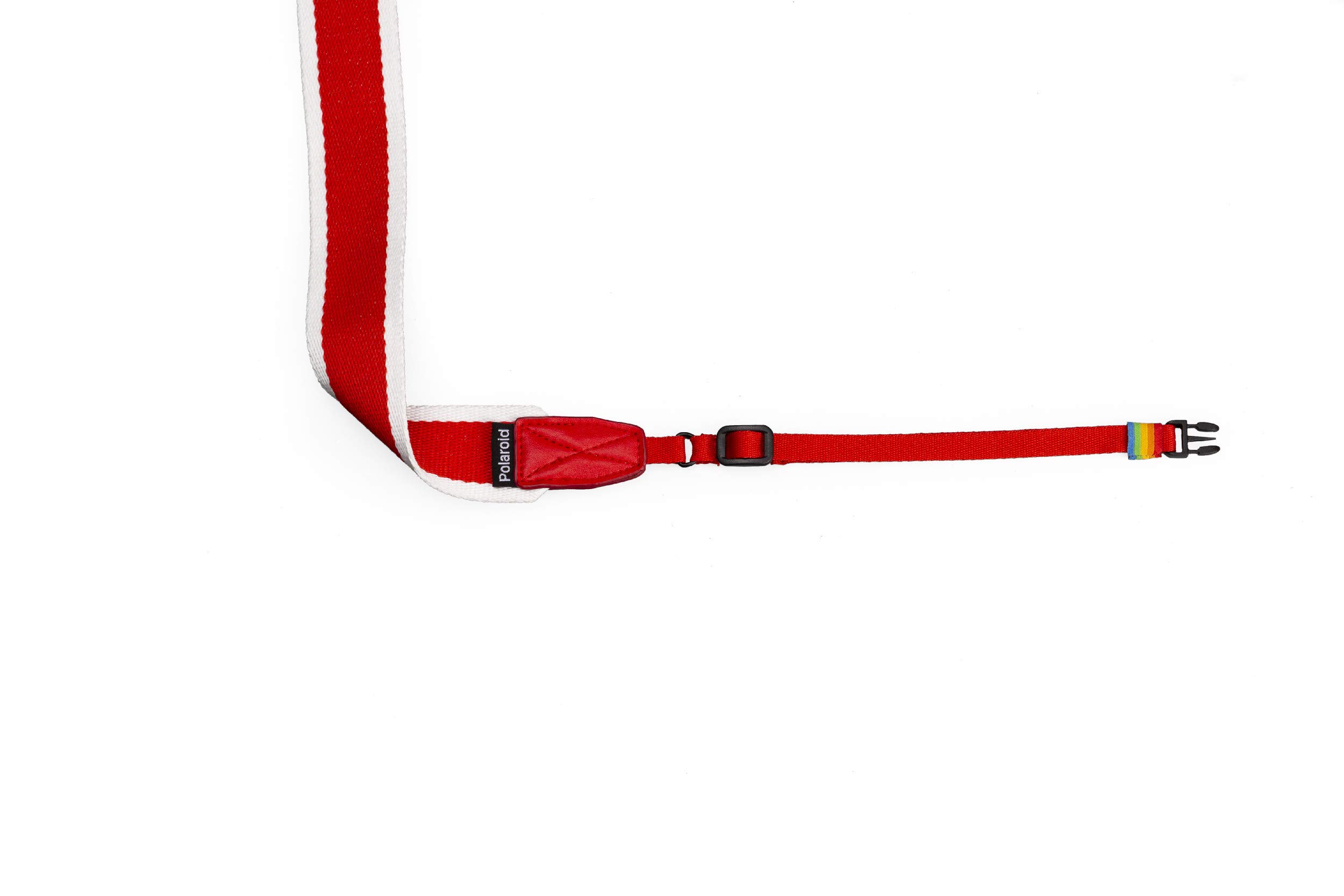 Polaroid Camera Strap Flat – Red Stripe