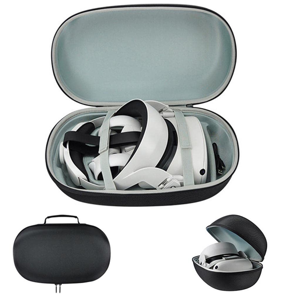TBEOEN Hard Carrying Case Compatible for Oculus Quest 2 VR Headset and Accessories Wear-Resistant Oxford Protective Cover Outdoor Portable Storage Bag