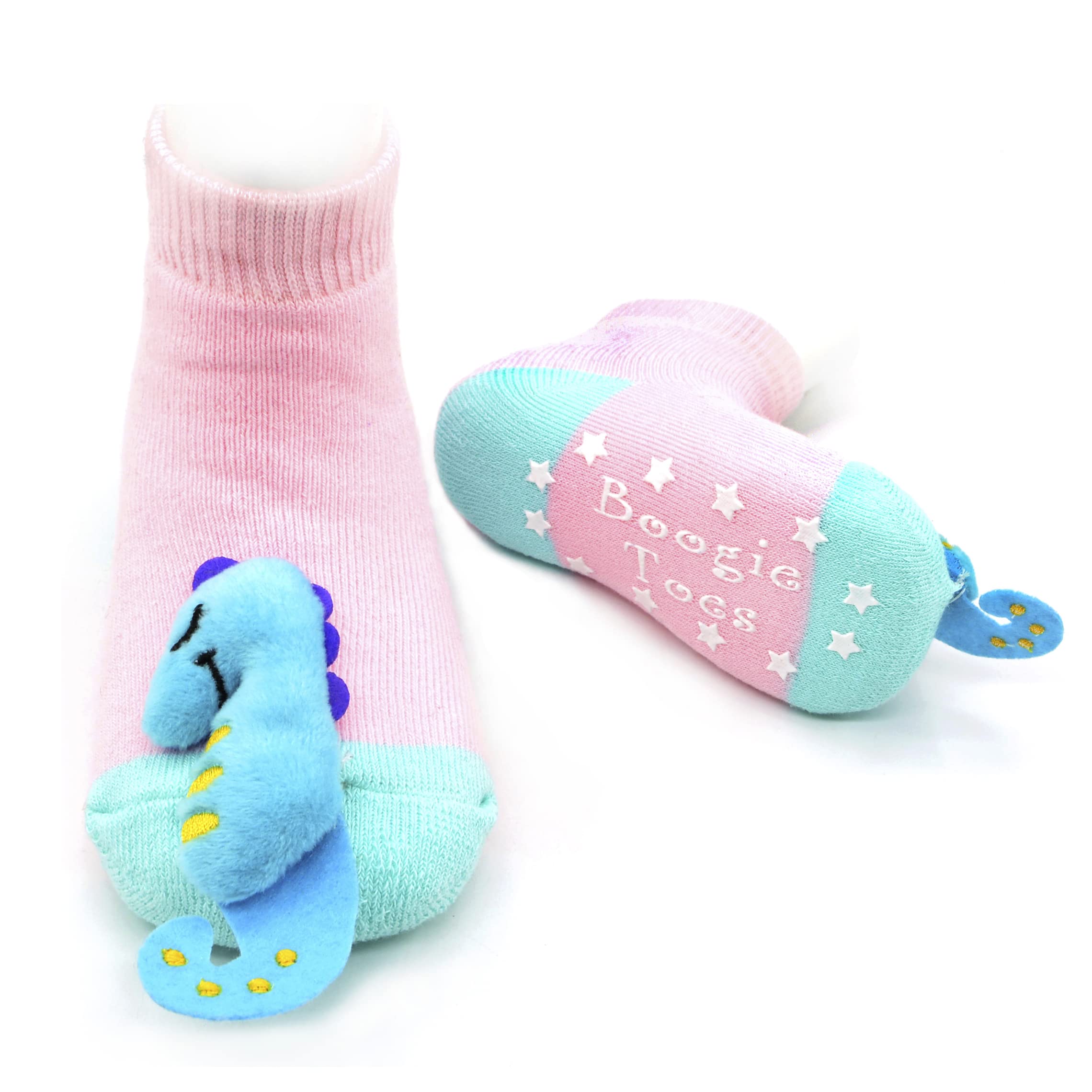 Piero Liventi Seahorse Boogie Toes Rattle Sock, 1 Pair (1-2Y)