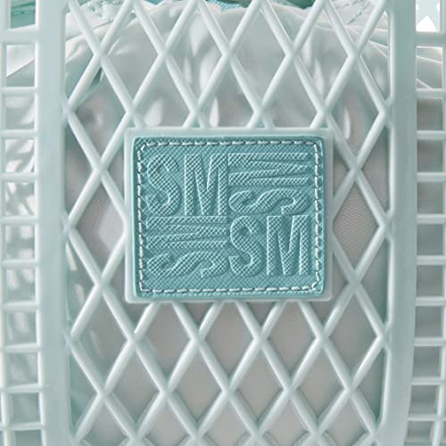 Steve Madden Screen Mesh Basket Bag, Mint