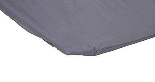 Nuby Universal Waterproof Playard Sheets (Set of 2) Baby Infant Portable Playpen Bed Chevron White/Grey