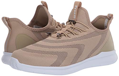 Propét Women's Travelbound Aspect Sneaker, Sand,6 M US