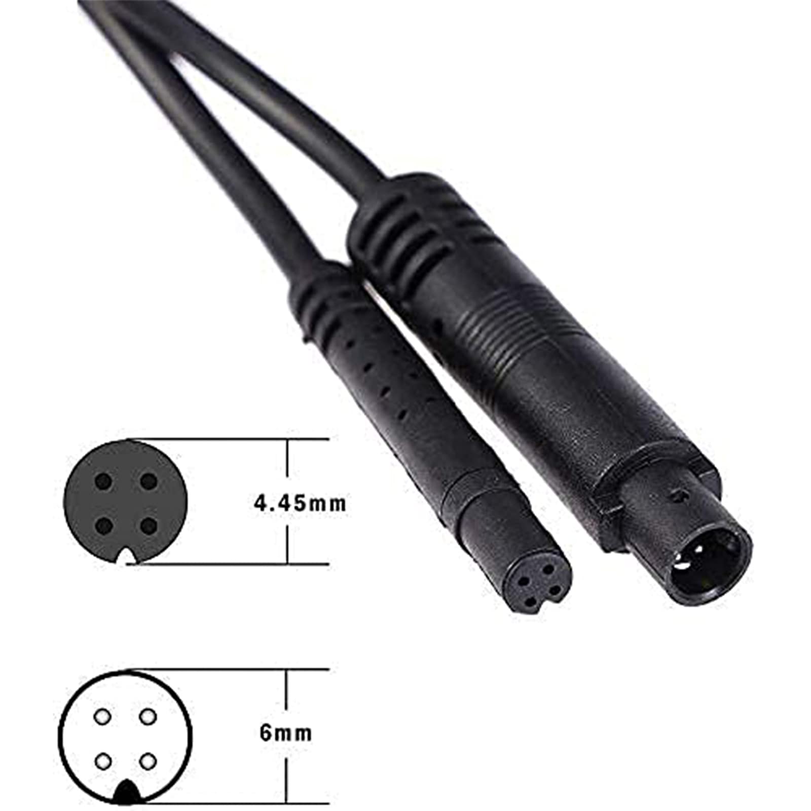 WOLFBOX i07 33Feet Rear Camera Extension Cord Cable(4 pin, 2.5mm)