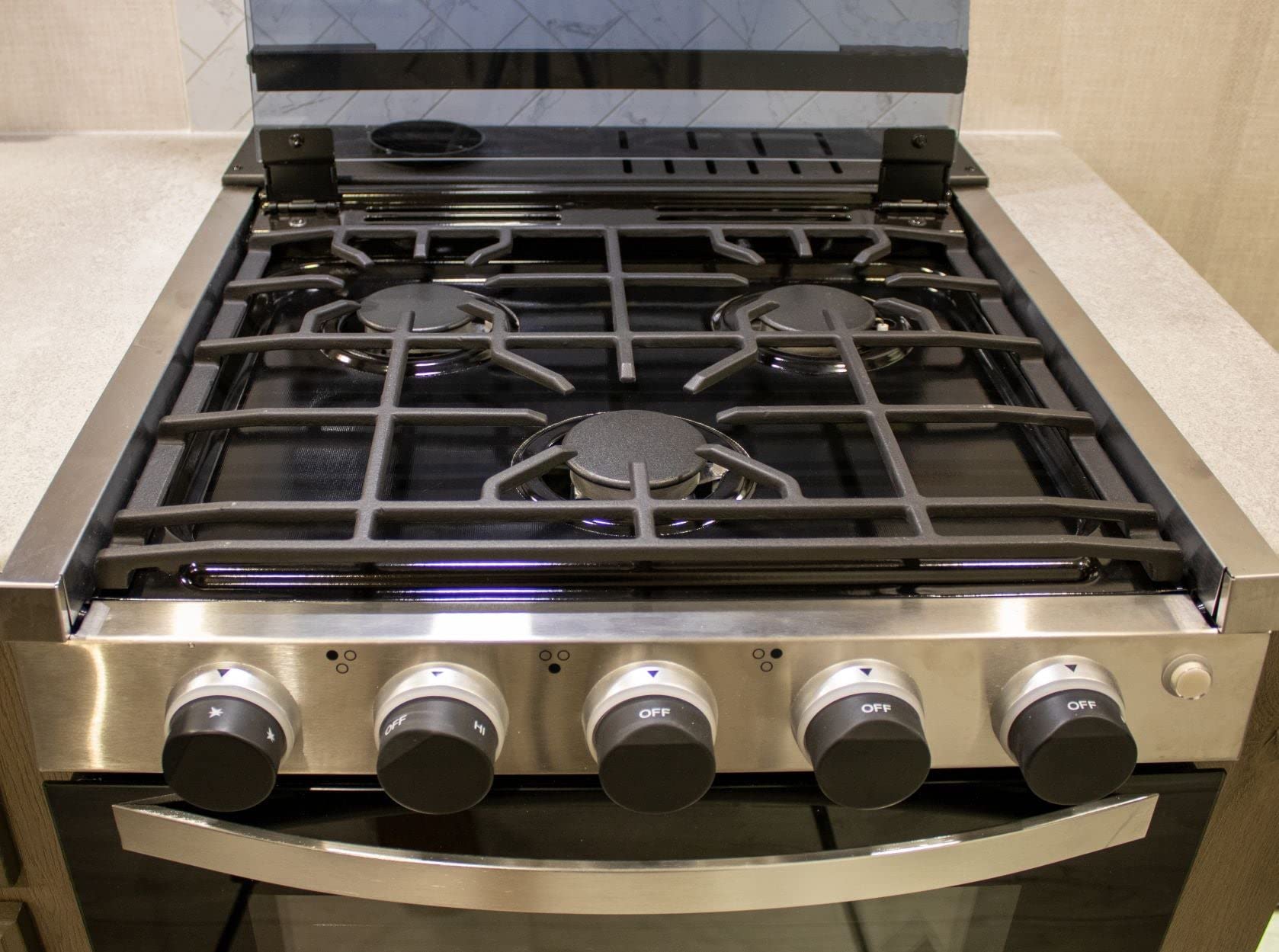 StoveGuard USA-Made, Custom Designed & Precision Cut Stove Cover for Gas Stove Top, Lite Furrion RV Gas Range Stove Top Cover