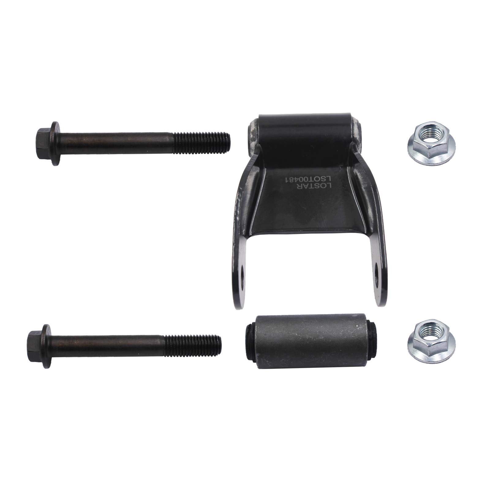 Rear Leaf Spring Shackle Hanger Bracket Kit - Replacement For 1986-2008 Ranger 2wd & 4x4 - All Models with 2.5" Wide Leaf Springs # 722-001 + 722-010