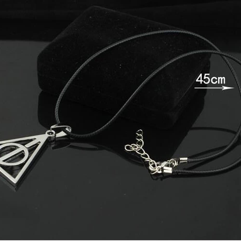 UTTER Potter Jewelry Deathly Hallows Pendant Necklace for Women Men and kids