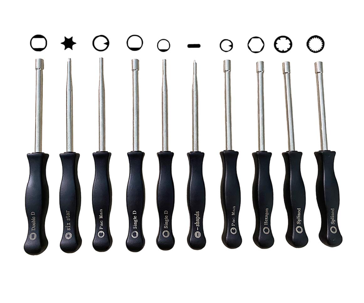 Pack-of-10 Carburetor Adjustment Tool Screwdriver Set Fits for STIHL Husqvarna Common 2-Cycle Small Engines Carburetor