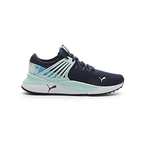 Puma Women's Pacer Future Sneaker, Kaleidoscope Peacoat-Bay-Bleu Azur, 7.5