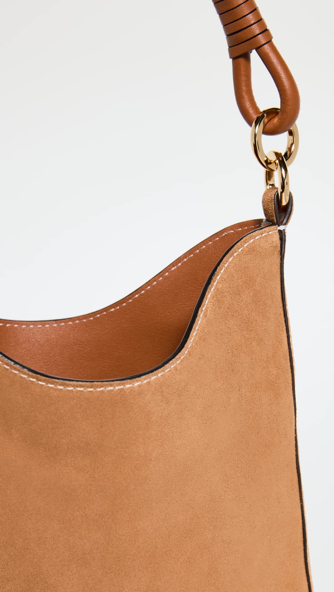 STAUD Women's Mel Shoulder Bag, Tan, One Size