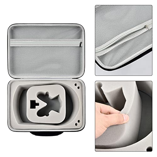 Travel Case Compatible with Meta Quest 2/ Oculus Quest Pro VR Headset and Touch Controllers - Portable Carrying Bag for Charging Dock, VR Earphone and Accessory Storage - Box Only