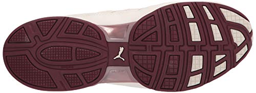 PUMA womens 19495301 Running Shoe, Whisper White-rose Gold-burgundy, 9 US