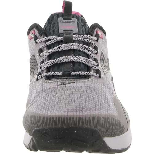 Reebok Women's Nano X1 TR Adventure Cross Trainer, Quartz Glow/Black/Atomic Pink, 7.5