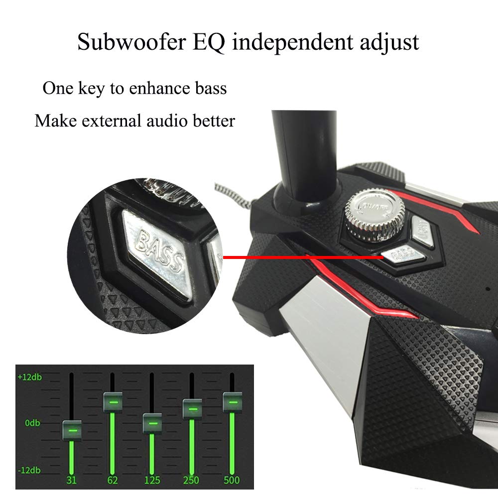 TEESX USB Multimedia Gaming Microphone,PC Microphone for Skype, Recording, Games(1.5m /5ft)