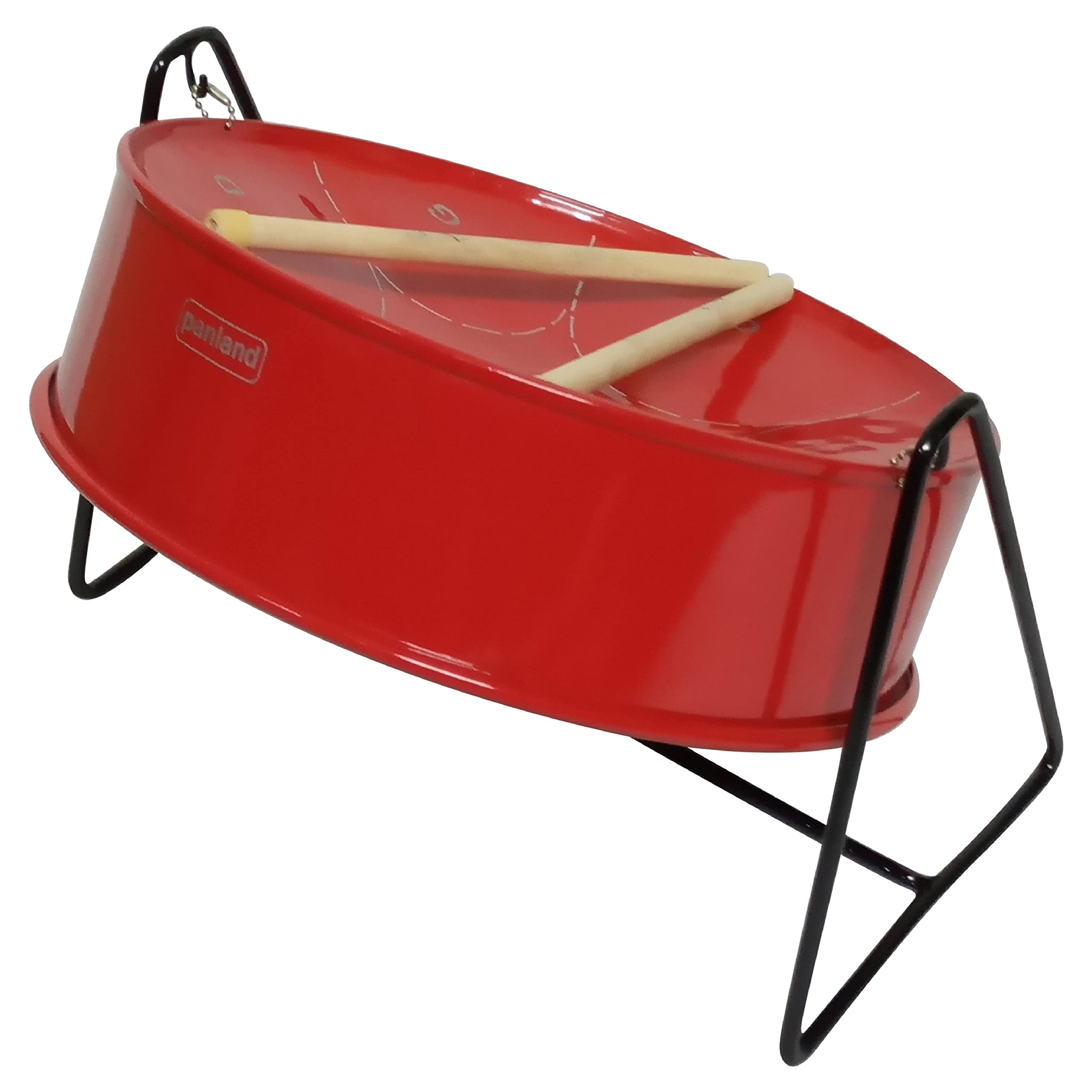 Steel Drum (Steelpan) 10 Inches with Easy Instructions for Beginners (Red)