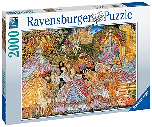 Ravensburger Cinderella 2000 Piece Jigsaw Puzzle for Adults - 16568 - Every Piece is Unique, Softclick Technology Means Pieces Fit Together Perfectly 39 x 30 inches (98 x 75 cm) when complete.