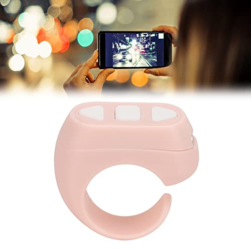 Remote App Page Turner, ABS 10m Distance Cell Phone Remote Control to Watch TV (Pink)