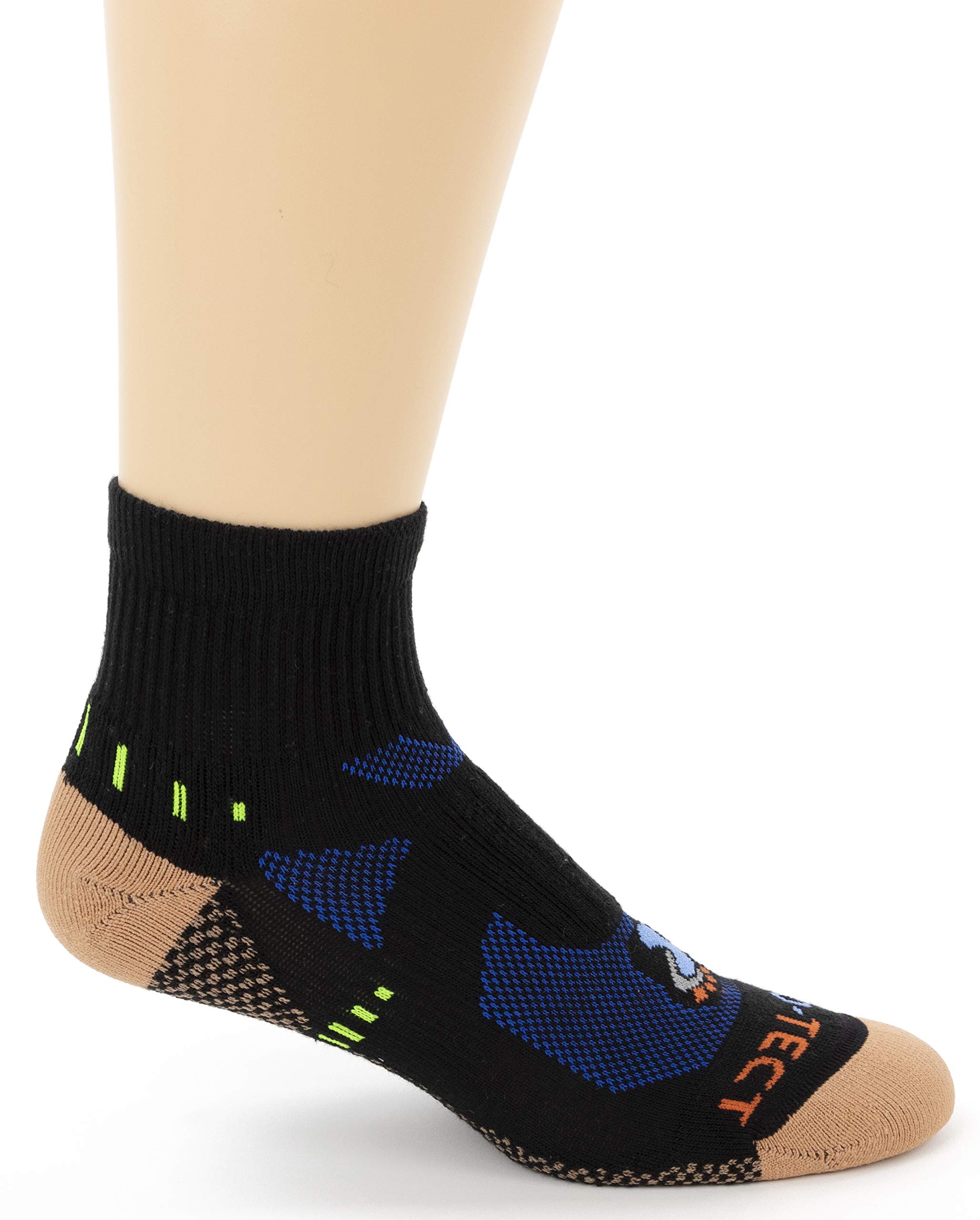 Pro-Tect Copper Athletic Extreme Fitness Socks Made in the USA (2-Pair)