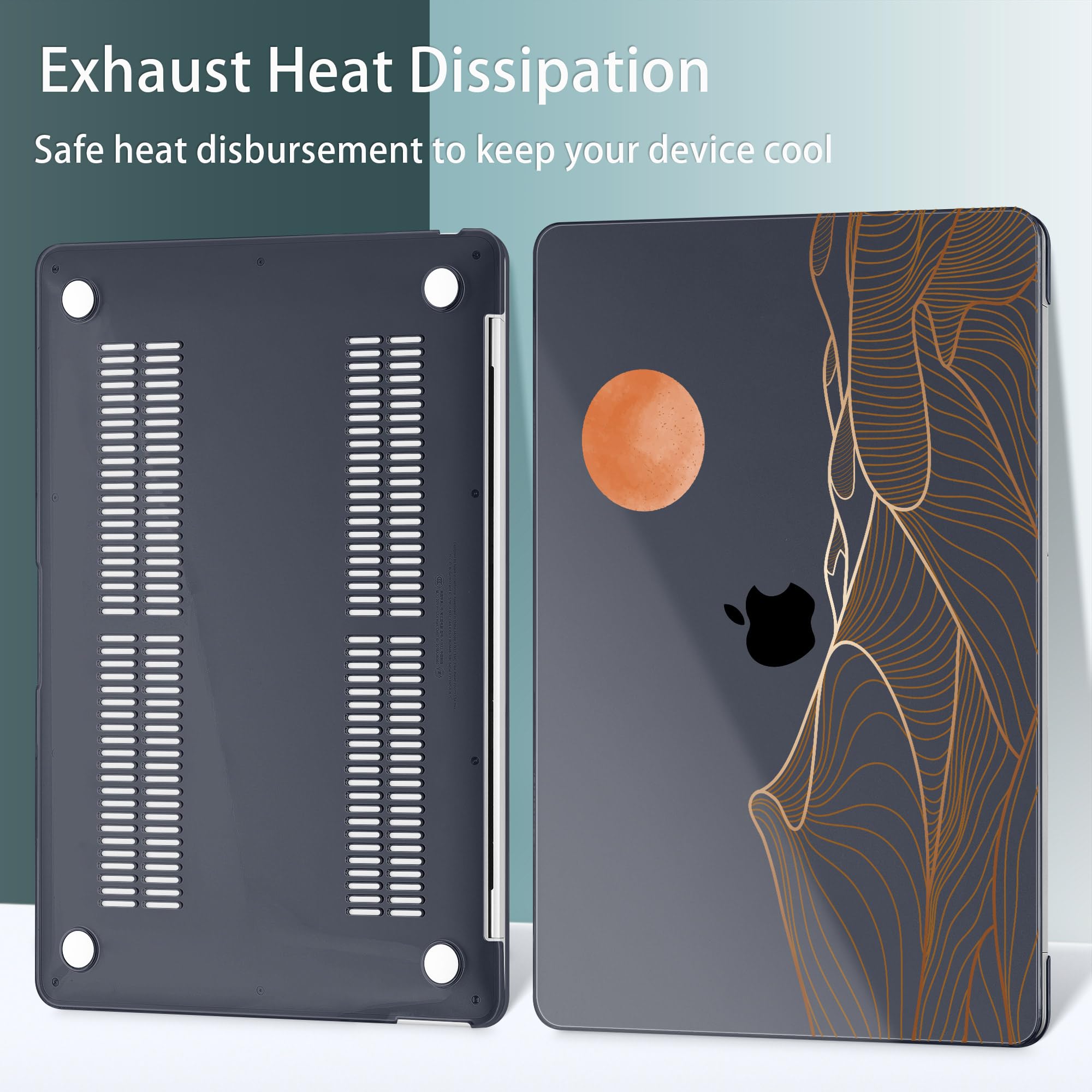 May Chen Compatible with MacBook Air 13 inch Release 2021 2020 2019 2018 (Models: M1 A2337/A2179/A1932), Plastic Hard Shell Case for MacBook Air 13 with Retina Display & Touch ID, Butterflies