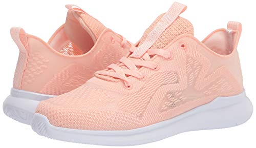 Propét Women's TravelBound Spright Sneakers, Peach Mousse, 6.5 Wide US